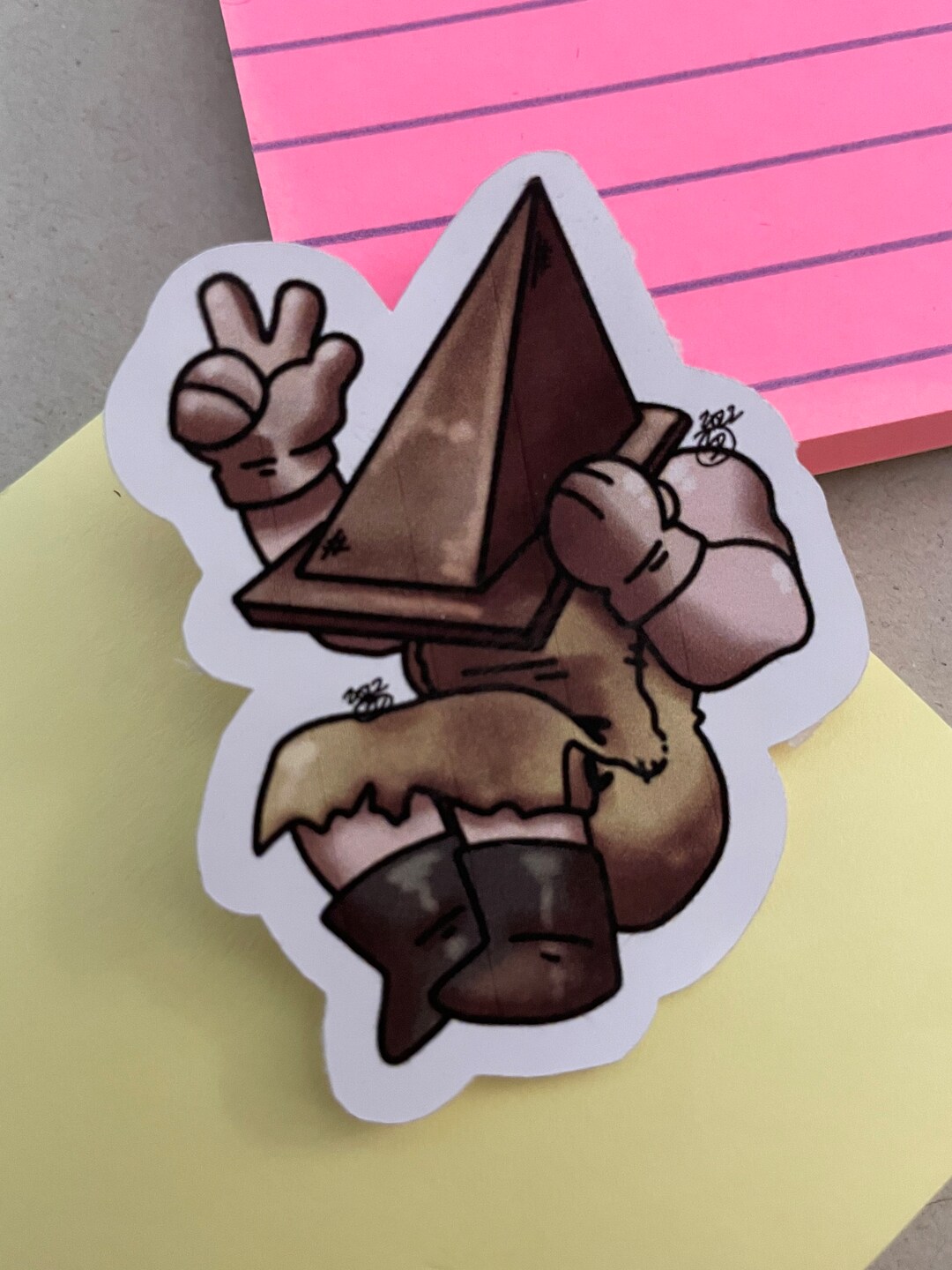 Slasher Stickers - Pyramid Head Sticker - Etsy