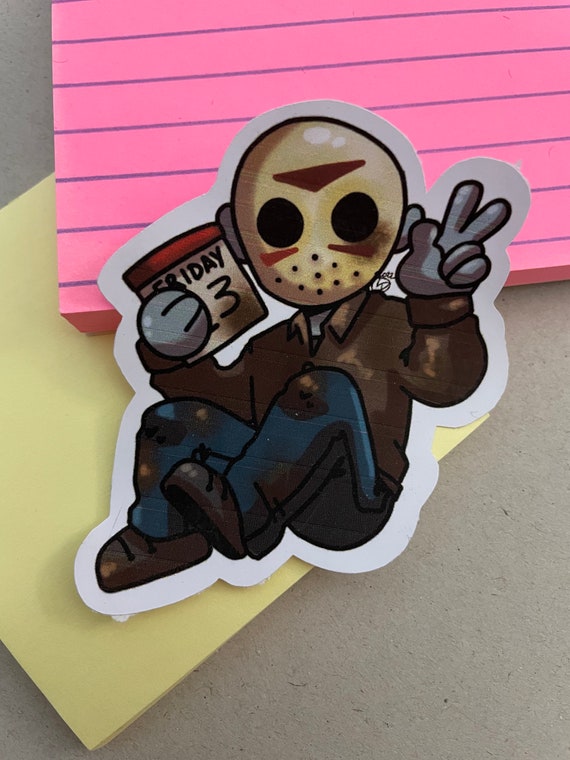 Slasher Stickers Jason Voorhees Sticker - Etsy