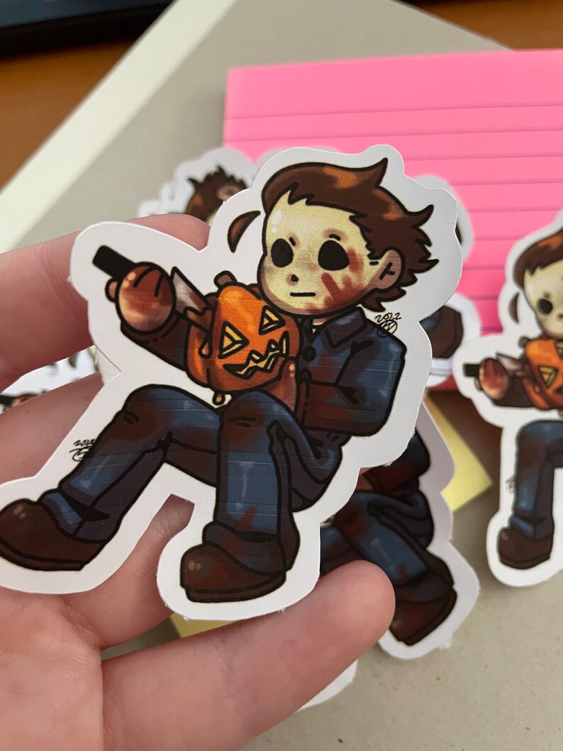 Slasher Stickers - Michael Myers Sticker - Etsy