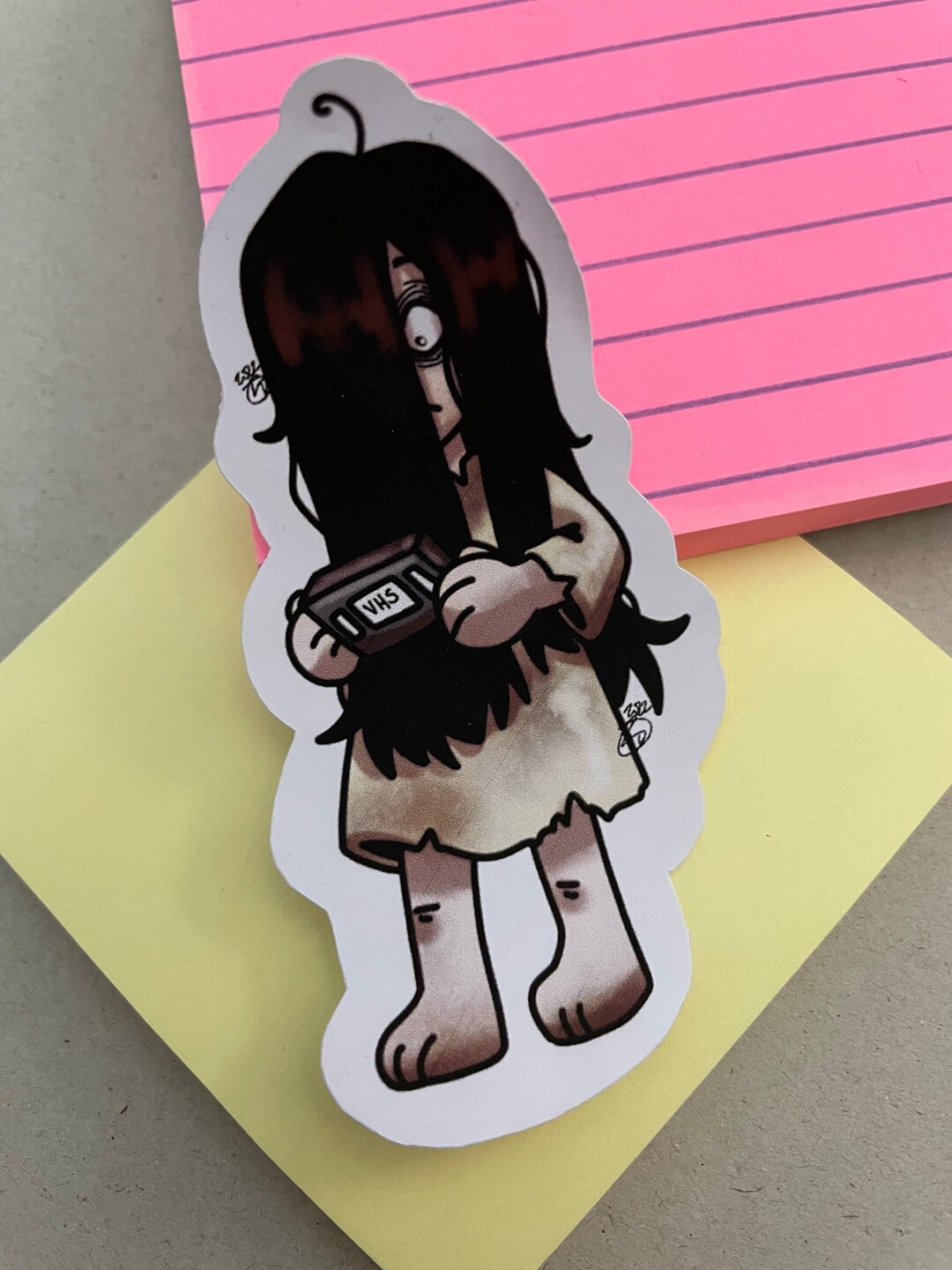 Slasher Stickers - Sadako Sticker - Etsy