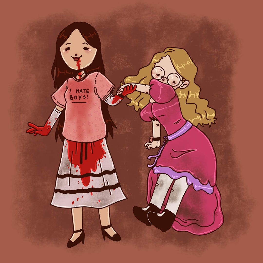 Jennifer Check and Needy - Bffs Print - Etsy