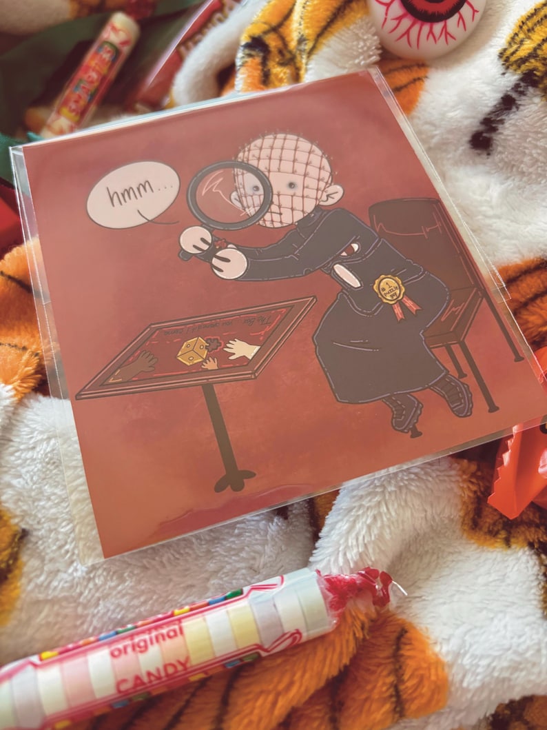 Pinhead - Puzzle Boy Print - Etsy