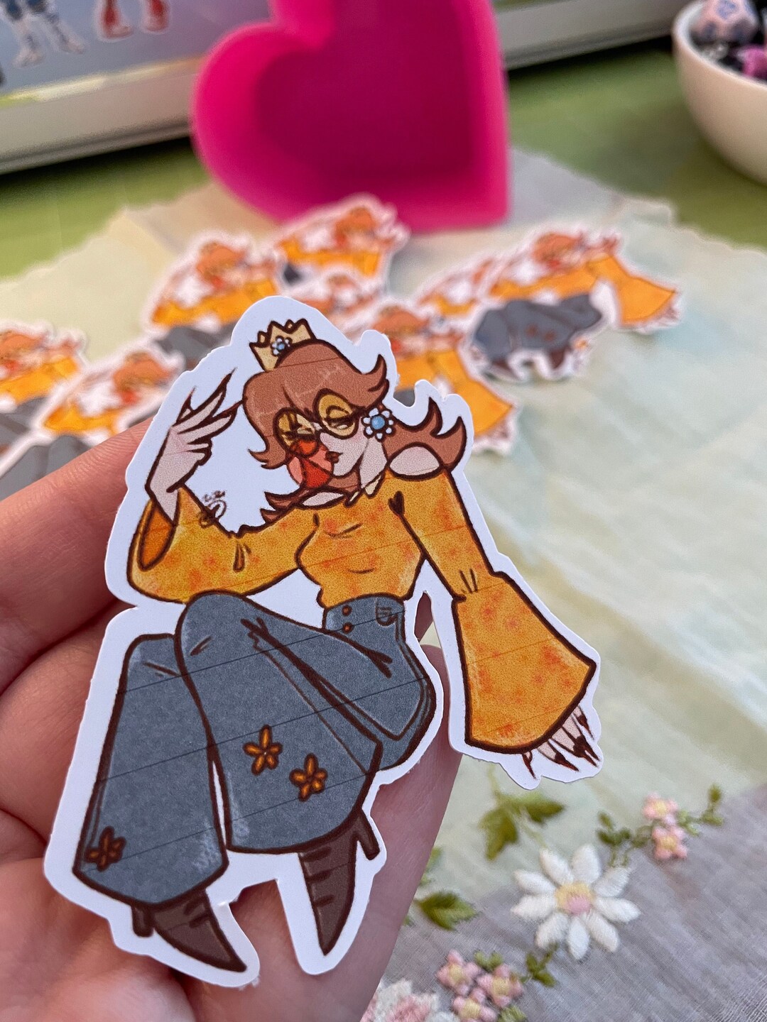 Princess Daisy Sticker 8bit Girl Power - Etsy