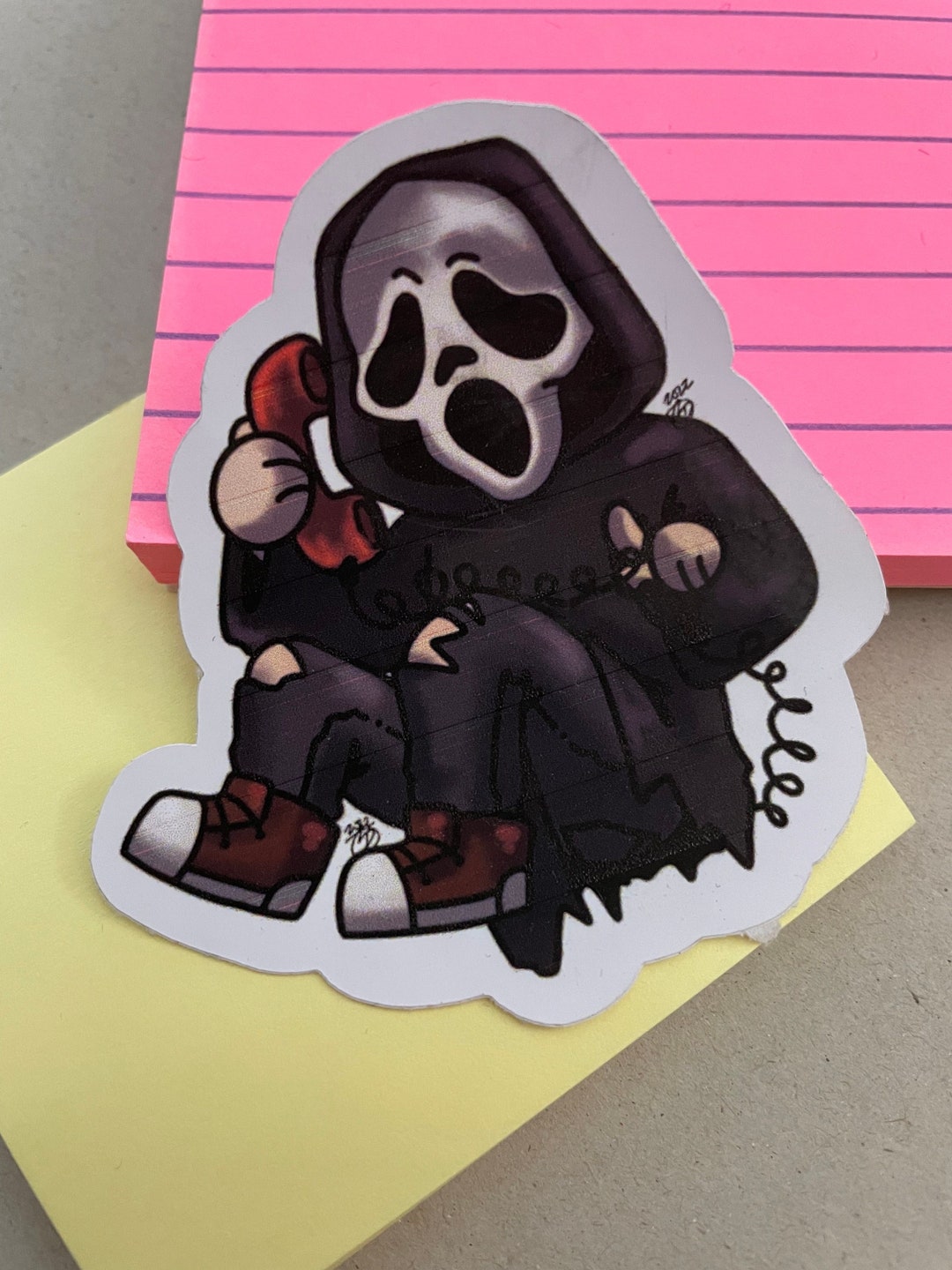 Slasher Stickers - Ghostface Sticker - Etsy