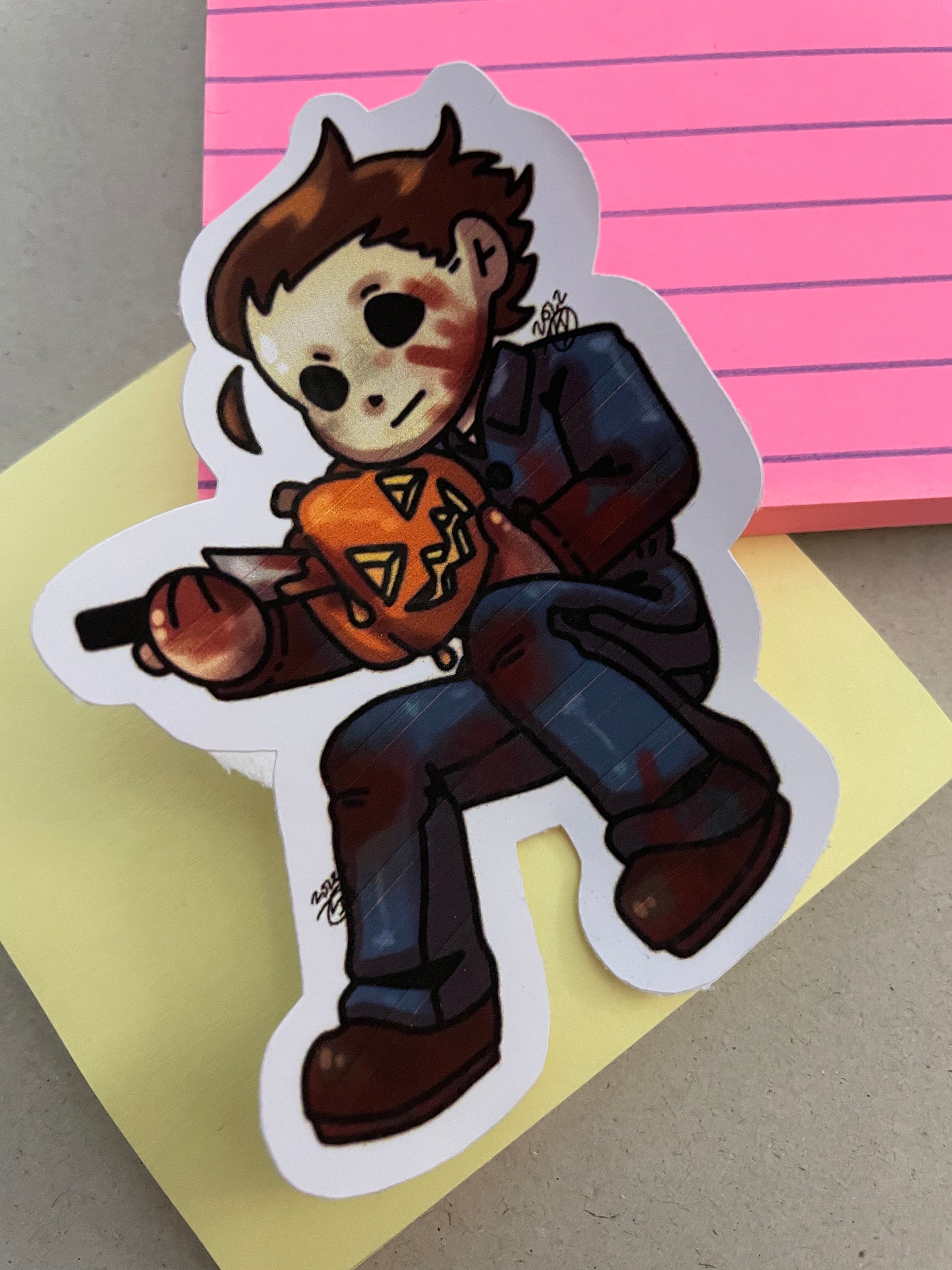 Slasher Stickers - Michael Myers Sticker - Etsy