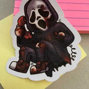 Slasher Stickers - Ghostface Sticker - Etsy