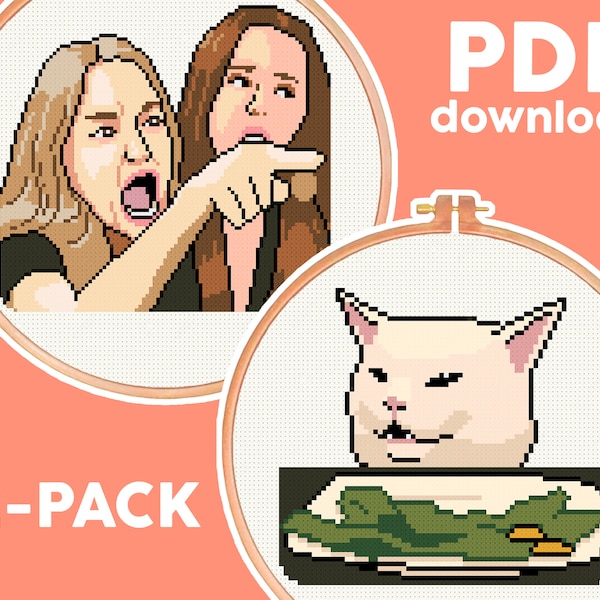 Meme Cross Stitch Pattern - Etsy