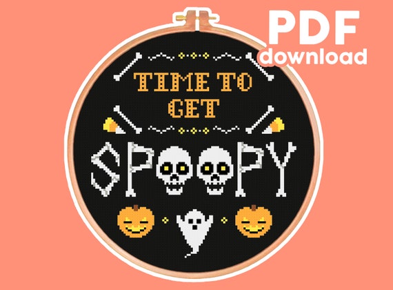 Time to Get Spoopy Spooky Halloween Meme Funny Silly | Etsy