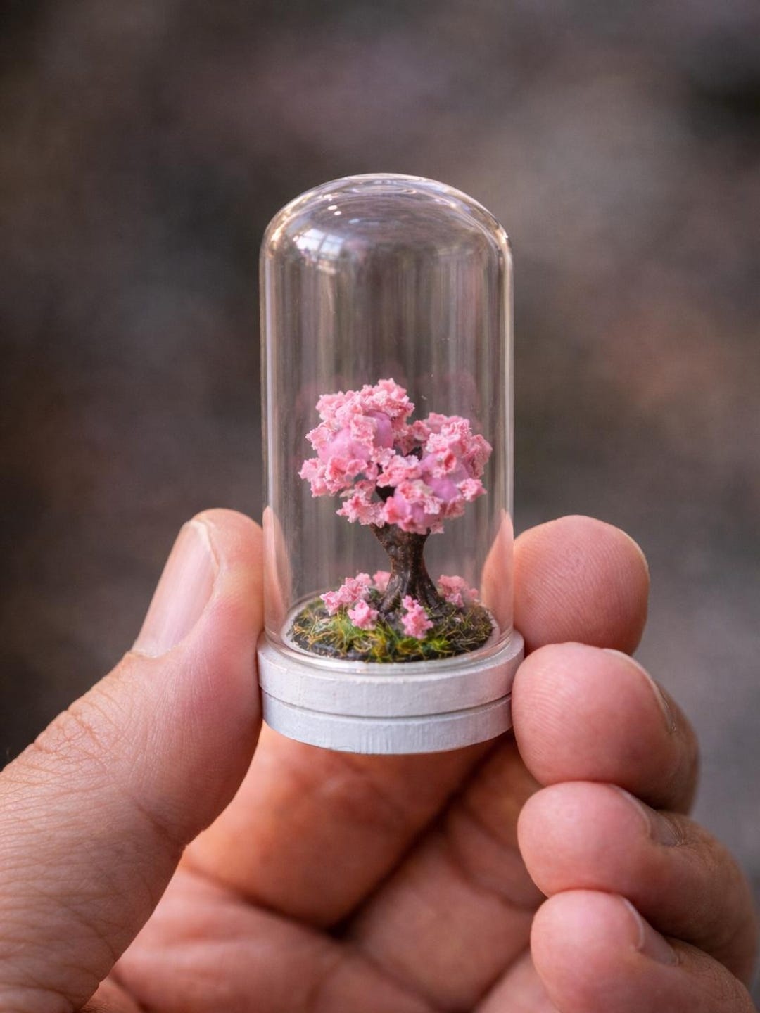 Sakura Under a Glass Dome | Eternal Hanami | Handmade Japanese Mini ...