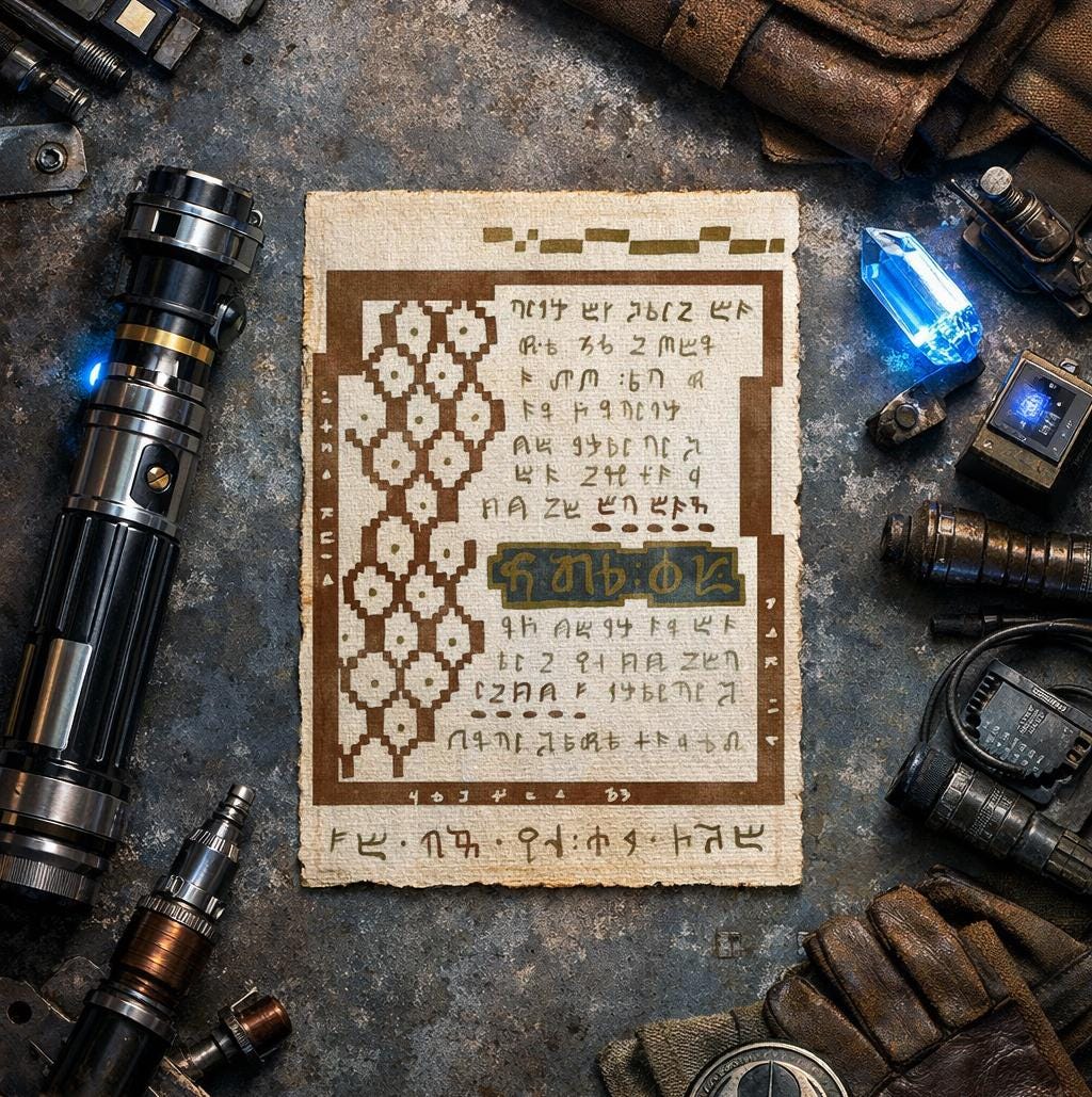 JEDI BOOK PAGES | Ancient Galactic Parchment | A5 Papyrus | Star Wars ...