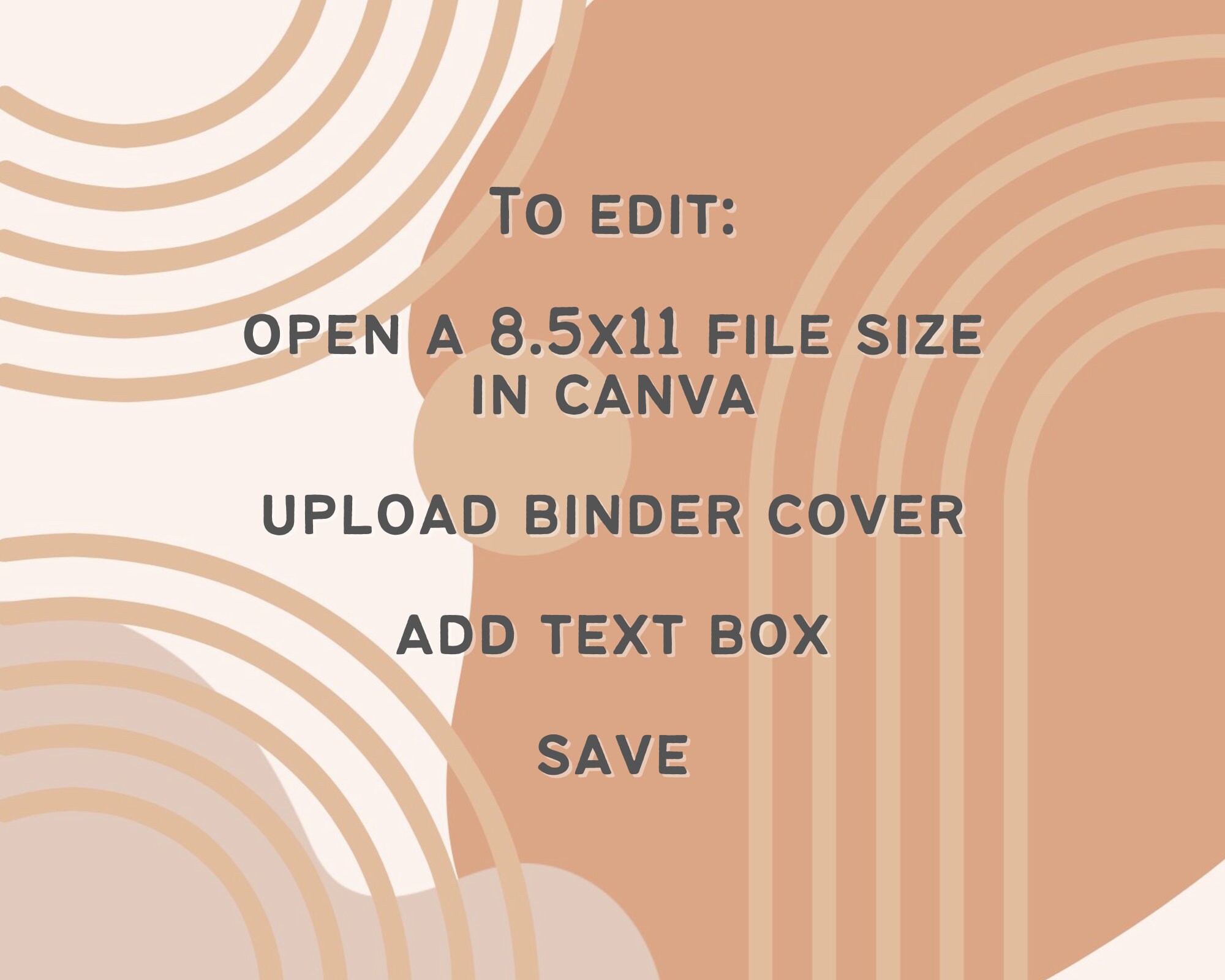 Boho Scrapbook Patterned Binder Cover Printable Pastel Colored Digital ...