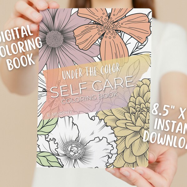 Self Care Coloring Book - Etsy