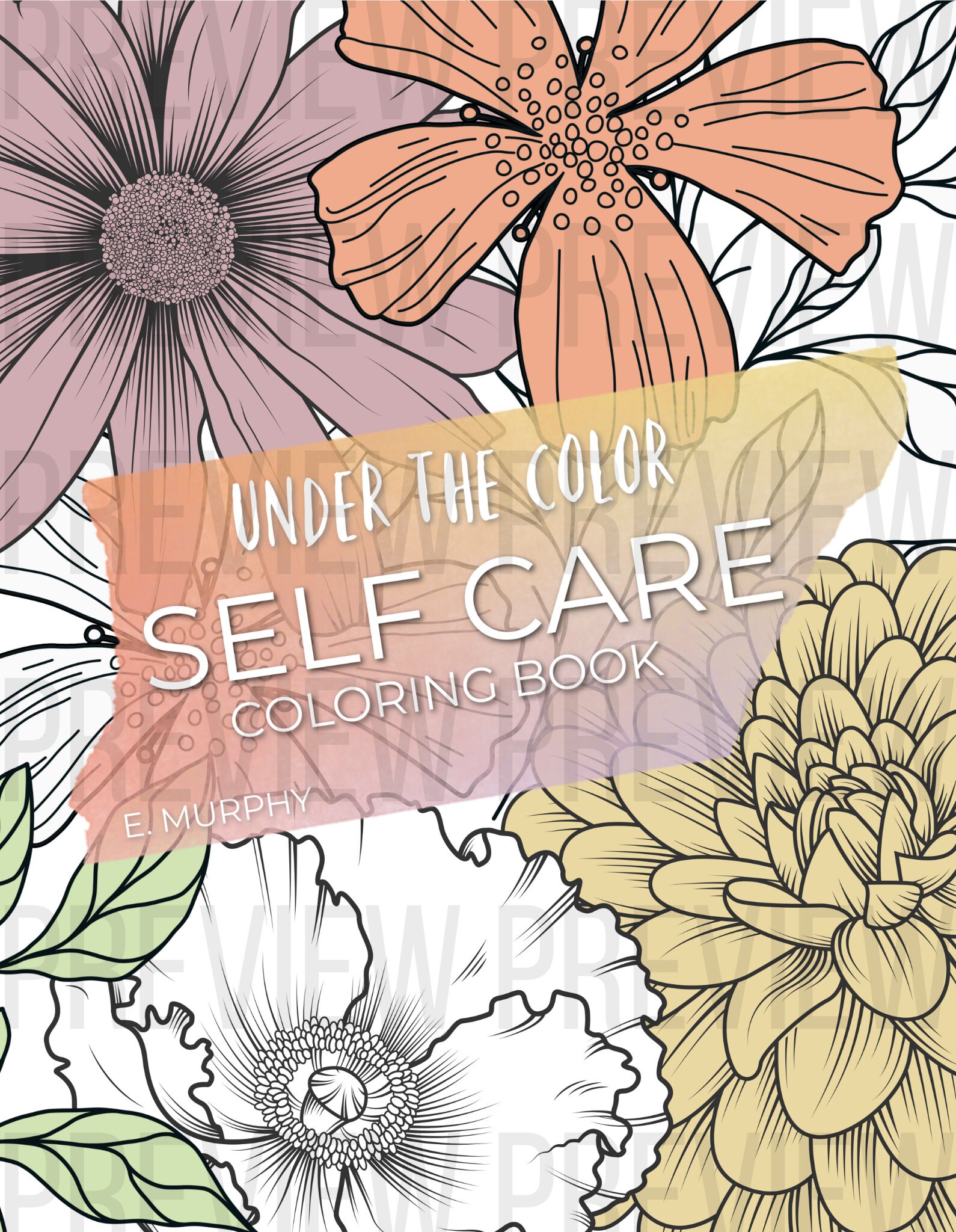 Relaxing Self Care Coloring Book for Your Mental Health Daily - Etsy