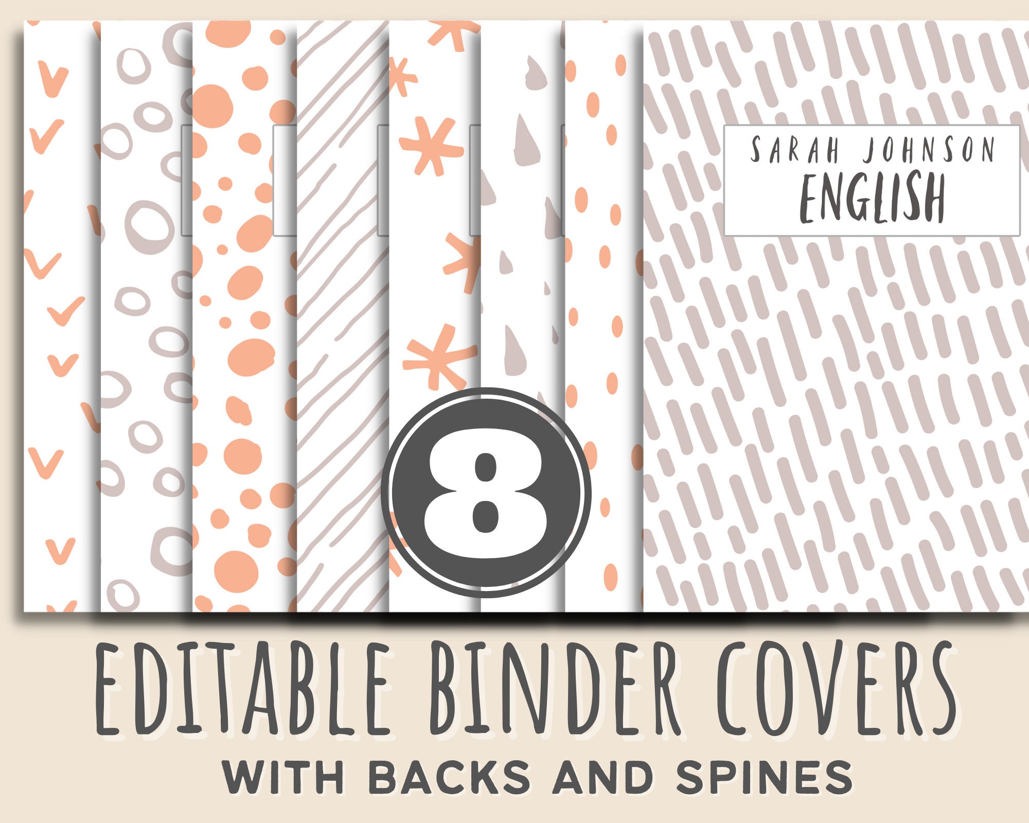 High School Binder Covers