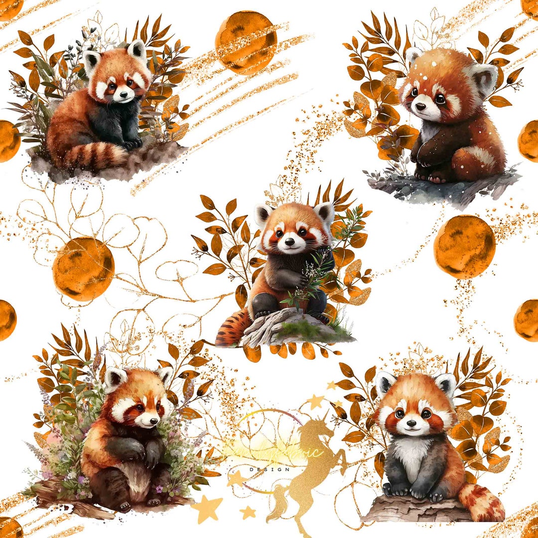 Oekotex Fabric Rust Eucalyptus Red Panda / Double Cotton Gauze / Jersey ...
