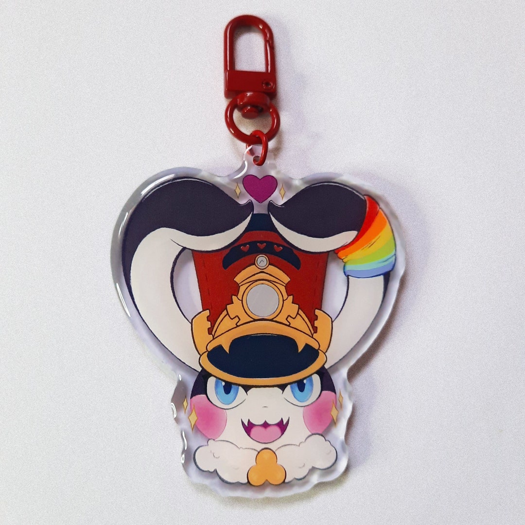 Honkai Star Rail Pom-pom LGBT Ally Acrylic Keychain, Deco Charm for ...