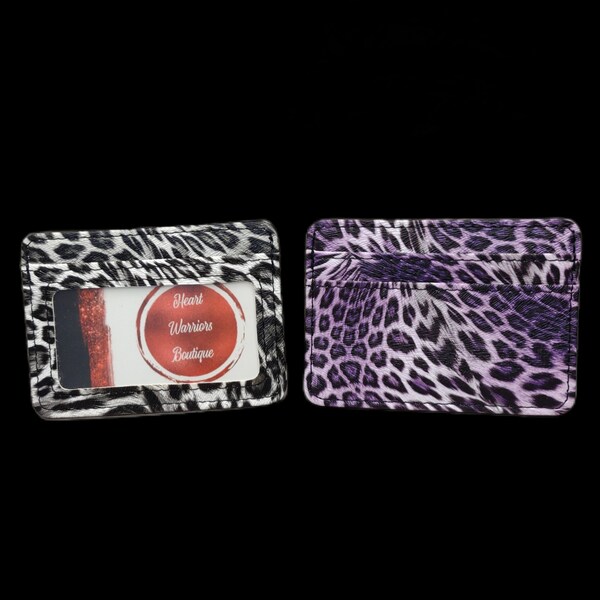 Leopard Print Card Holder - Etsy
