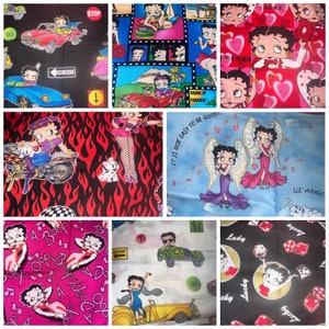100% Cotton Woven Quilt Fabric Betty Boop - Sold by the Fat Quarter ...