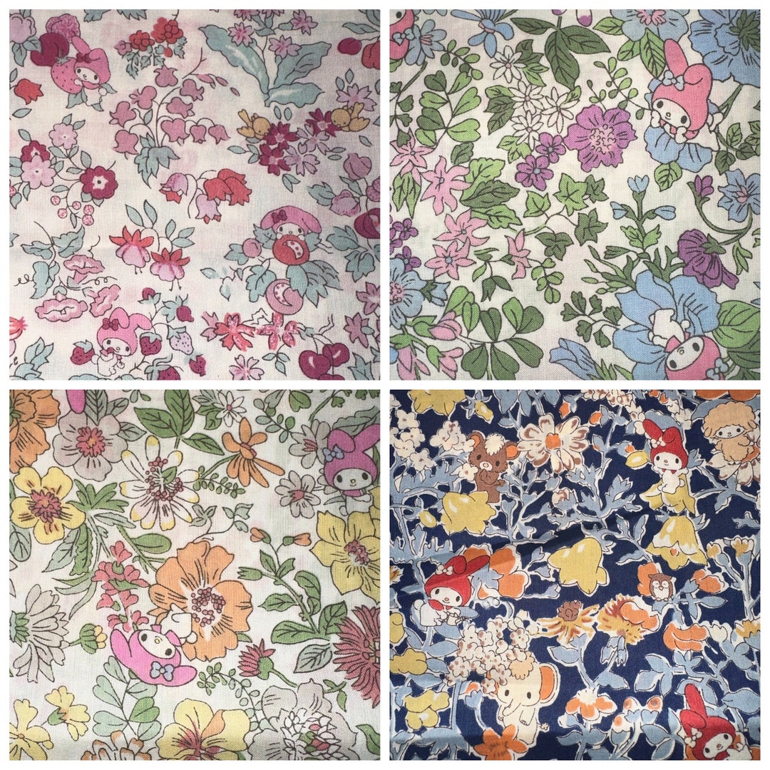 MY MELODY Japanese Exclusive Liberty of London Tana Lawn 100% Cotton ...
