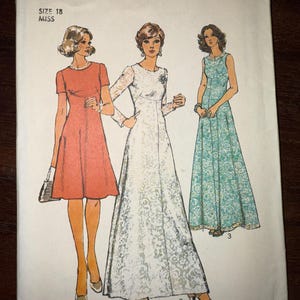Vintage 60's & 70's Sewing Pattern Simplicity 6094 7084 6671 8091 ...