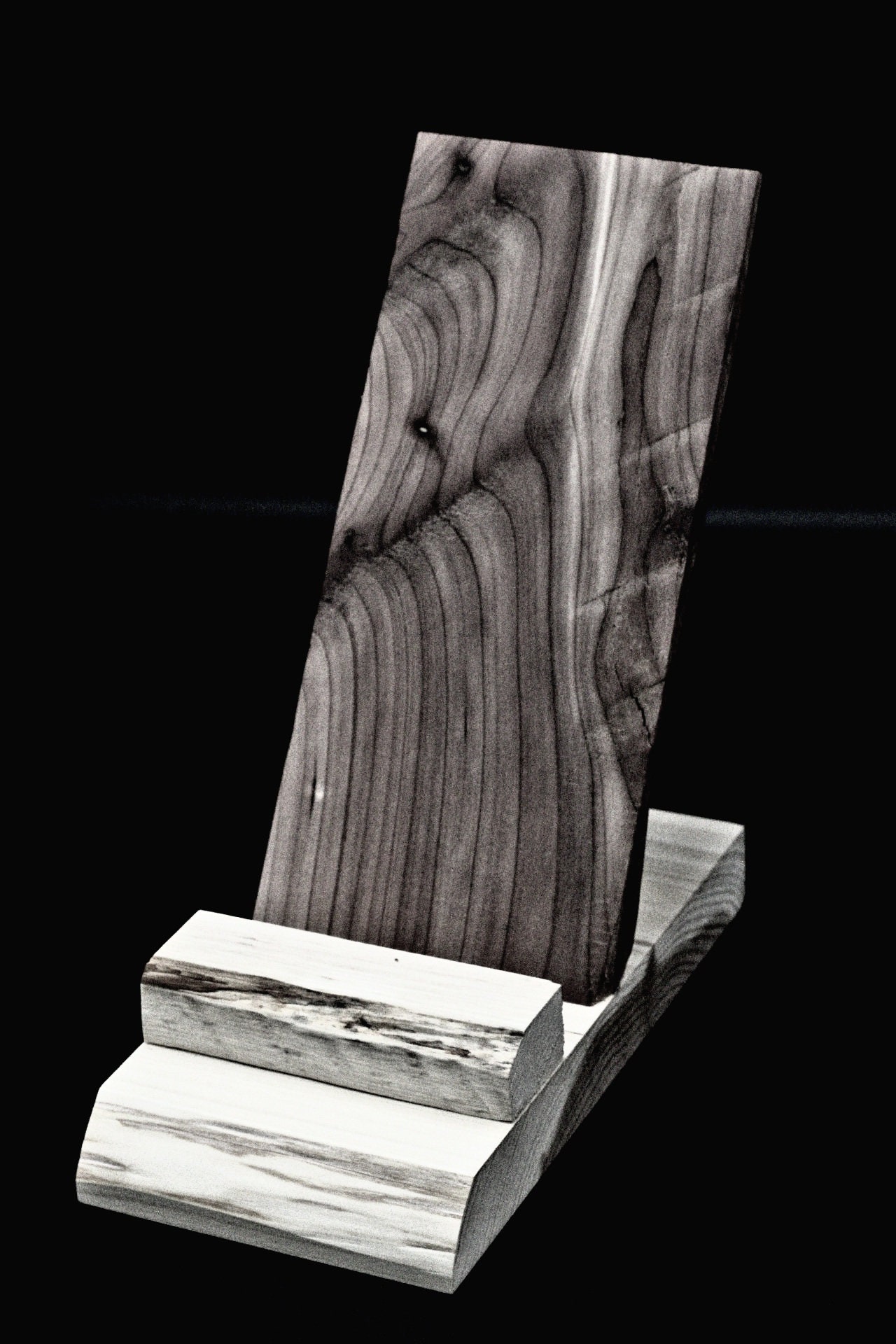 Rustic Cedar Phone Stand I Handmade Cell Phone Holder I Desk Accessory ...