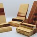 Rustic Cedar Phone Stand I Handmade Cell Phone Holder I Desk Accessory ...