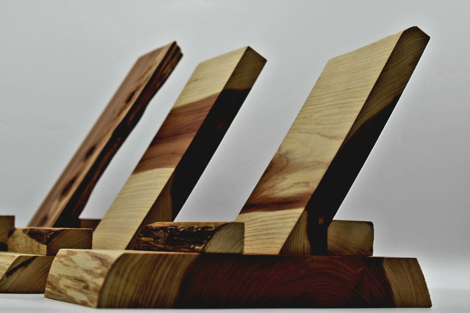 Rustic Cedar Phone Stand I Handmade Cell Phone Holder I Desk Accessory ...