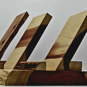 Rustic Cedar Phone Stand I Handmade Cell Phone Holder I Desk Accessory ...