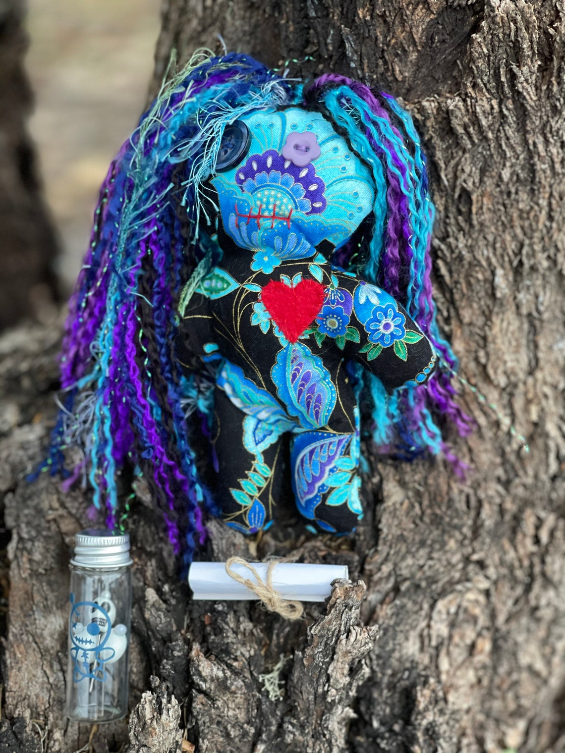 Voodoo dolls poppets Wiccan witchcraft custom made dolls hand | Etsy