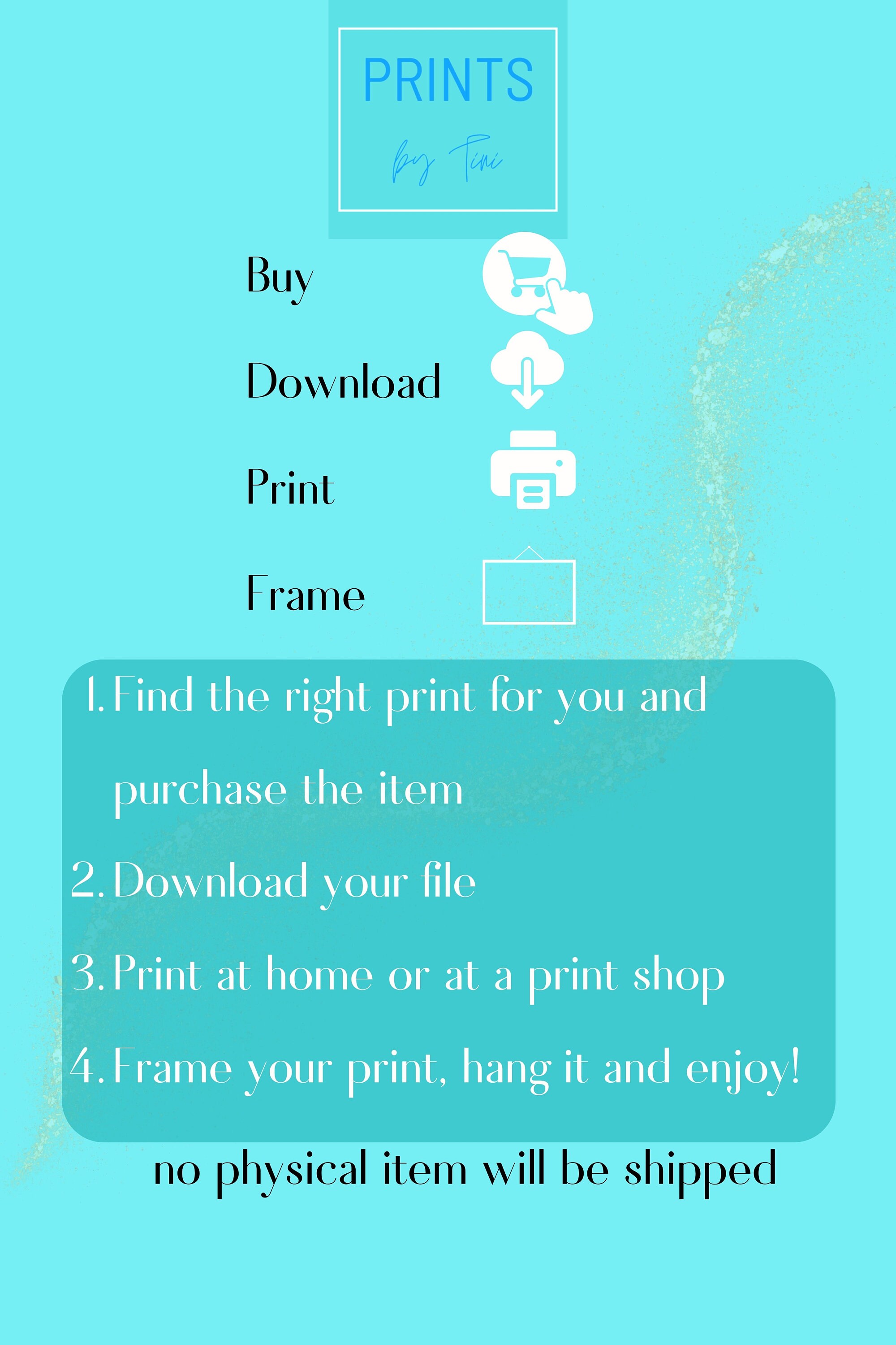 Cursive Goal Getter on Printable Poster for Instant Download - Etsy