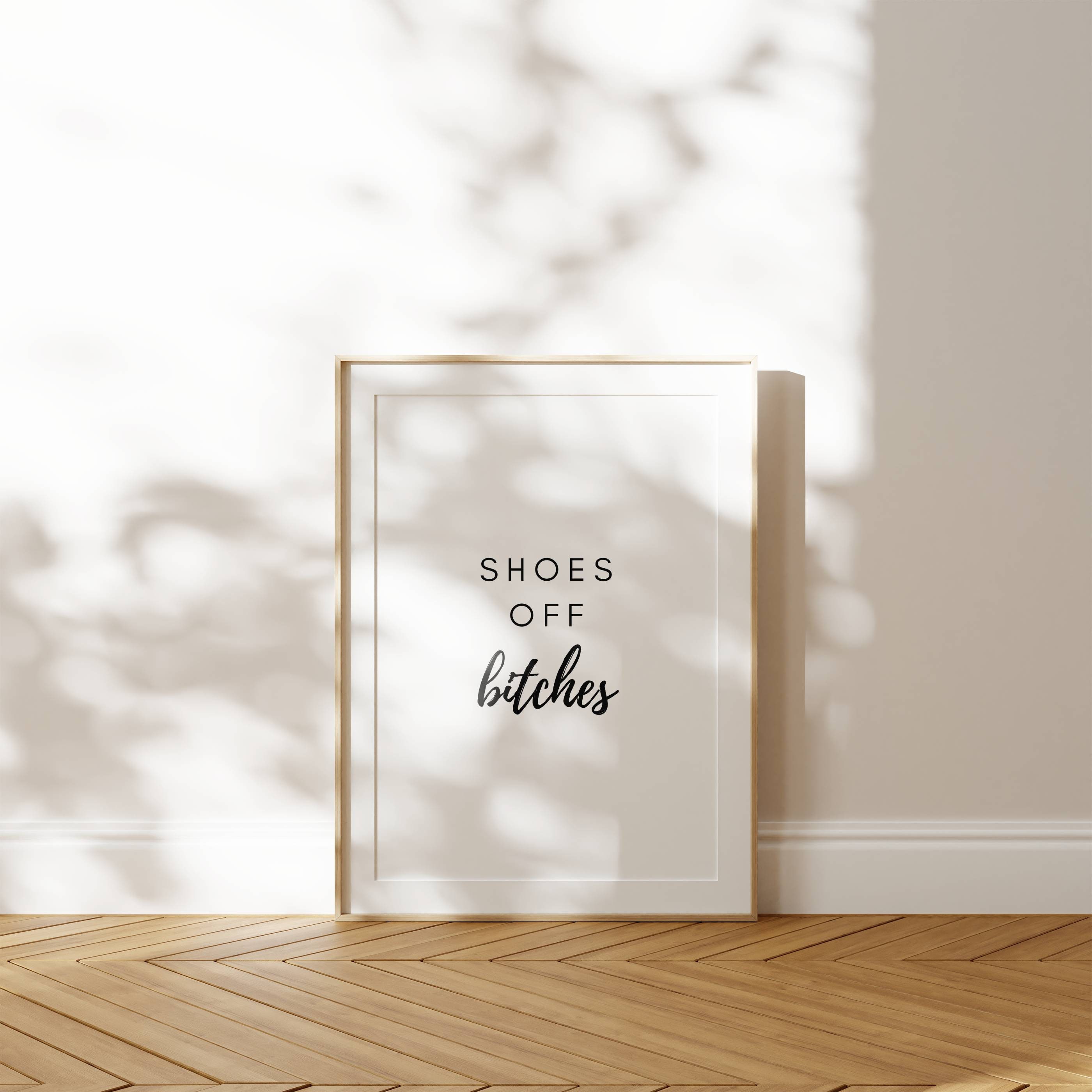 Take Shoes off Sign Digital Download Entryway Decor - Etsy