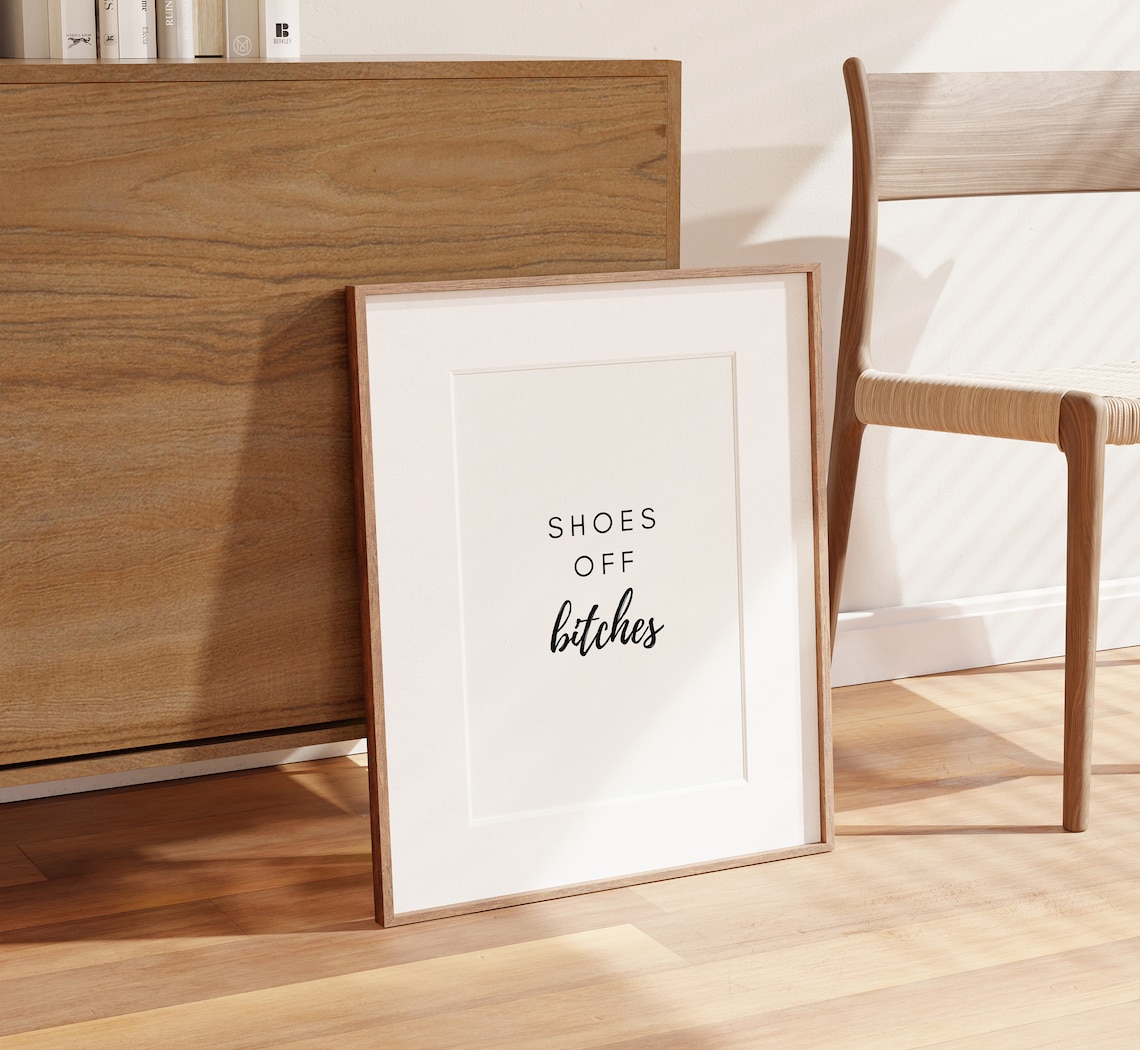 Take Shoes off Sign Digital Download Entryway Decor - Etsy