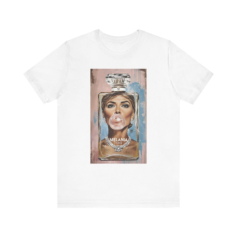 Chanel Perfume Bottle Vintage Bubble Gum Chic T-shirt, Melania Trump ...
