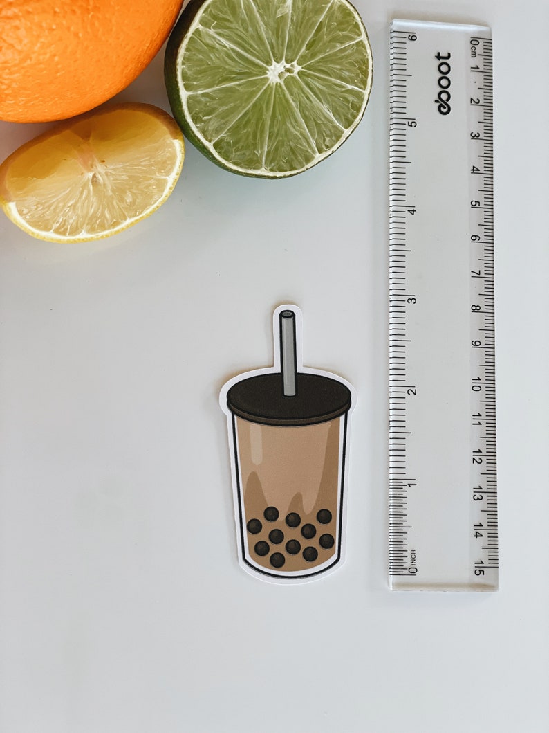 Bubble Tea Boba Sticker Die Cut Decal - Etsy