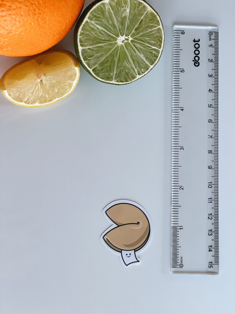 Fortune Cookie Sticker Die Cut Decal - Etsy