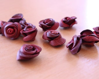 Leather Roses | Etsy