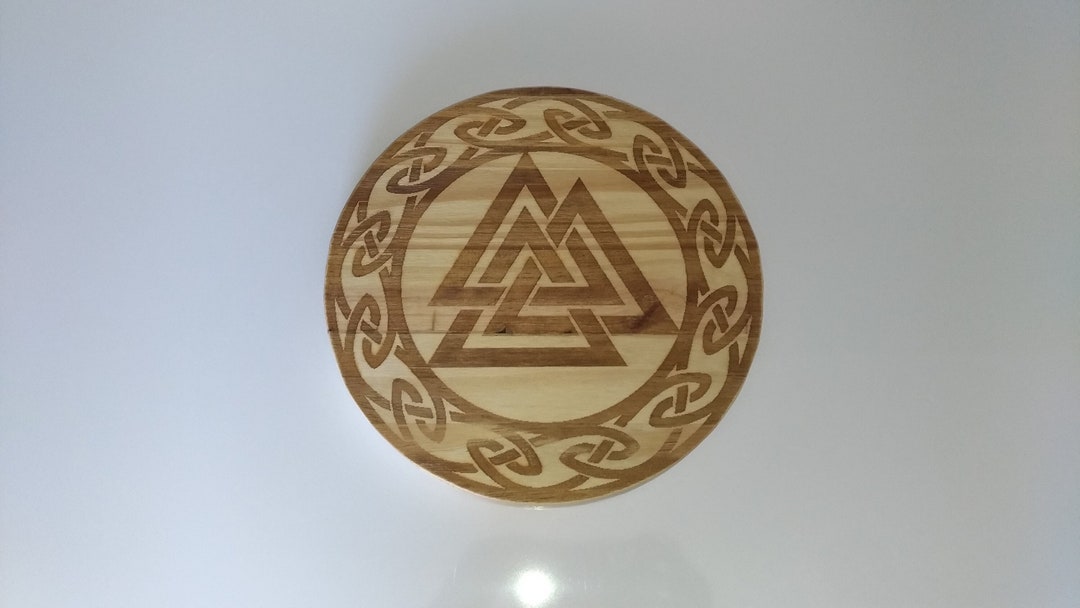 Decorative Viking Engraving, Viking Wall Decoration, Laser Engraving on ...