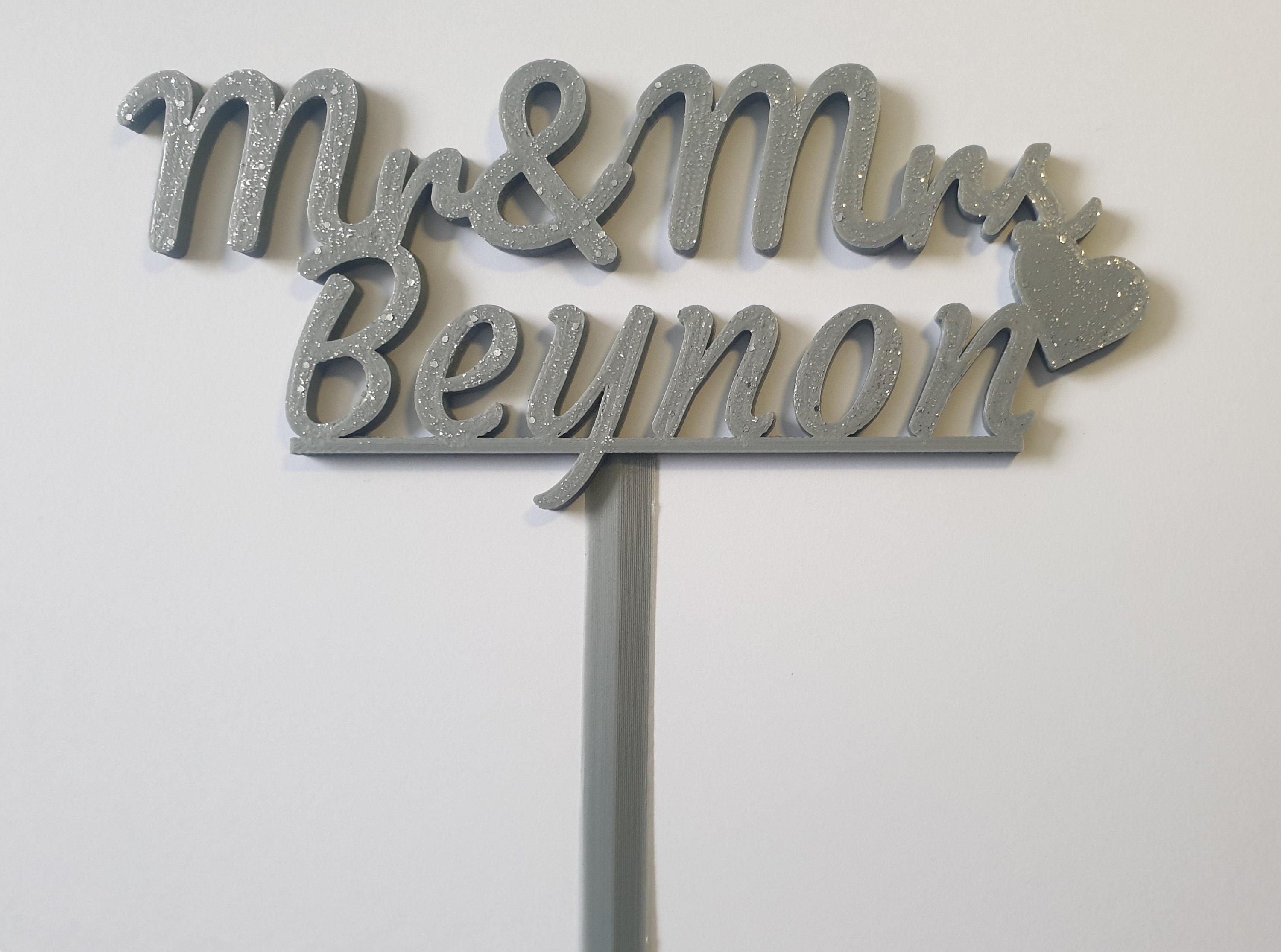 Personalised Custom 3D Printed Cake Topper for Weddings - Etsy