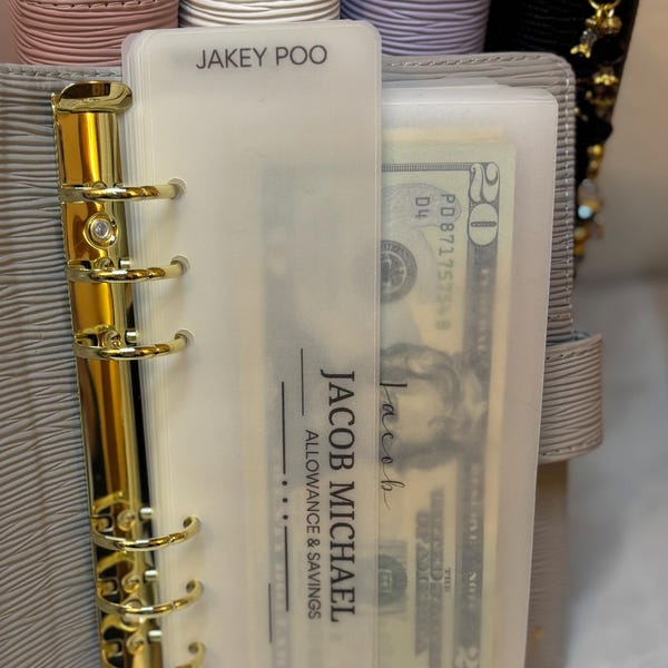 A6 Cash Bookmarks - Etsy