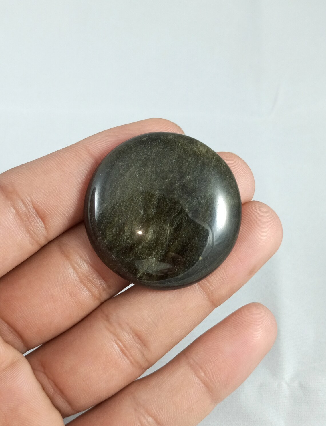 Golden Obsidian Gemstone Golden Obsidian Cabochon Natural | Etsy