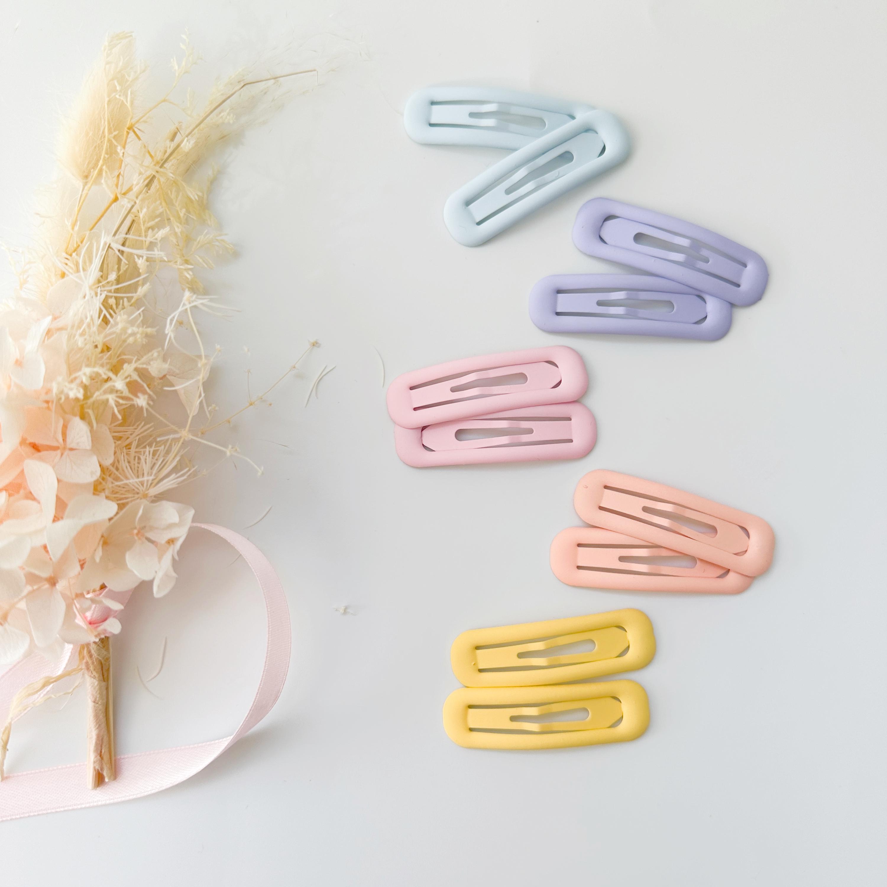 The Pastel Snap Hair Clips | 10 Pieces Pack - Etsy