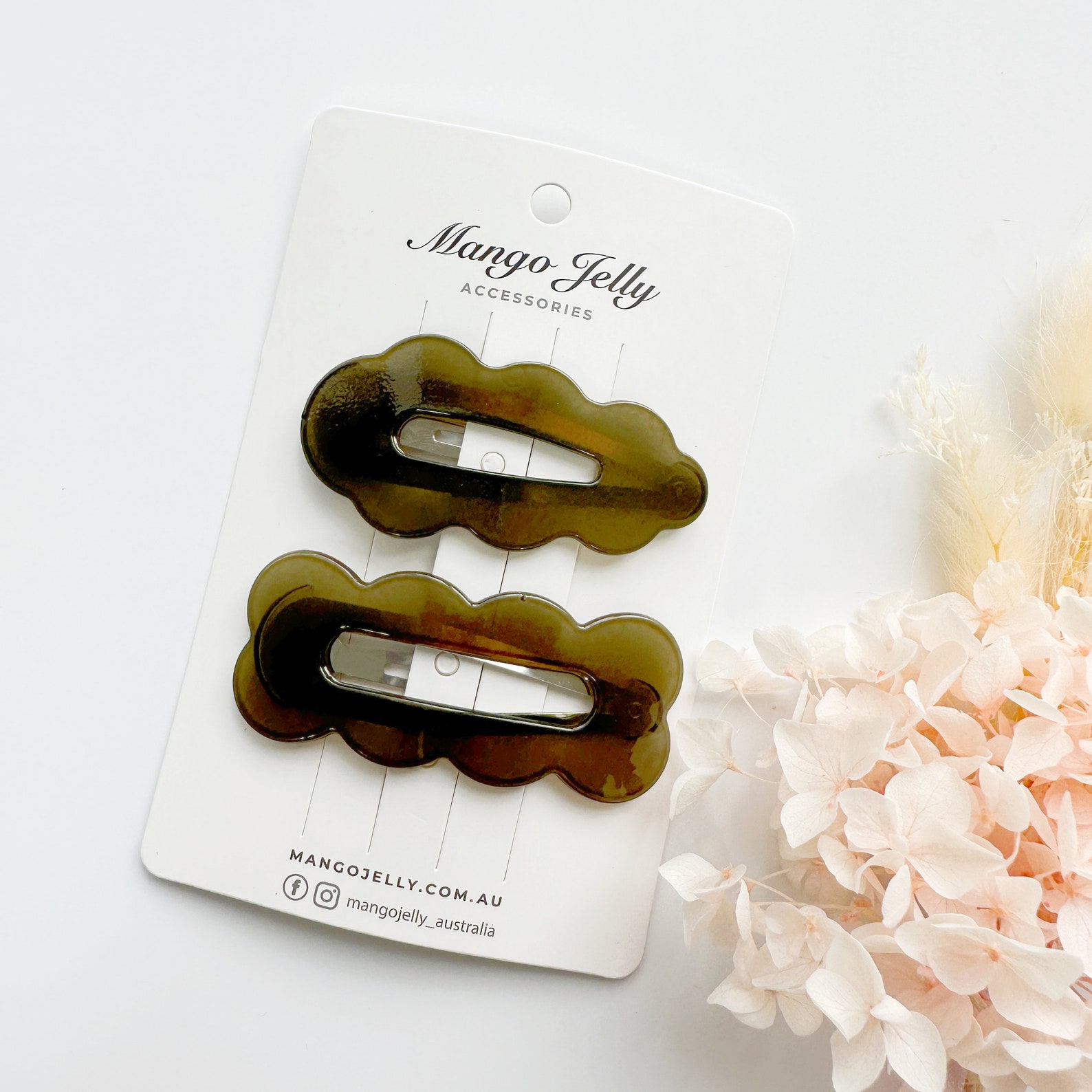 Cloud Hair Clips: Acrylic Snap Barrettes - Autumn Style (2 Pieces) - Etsy