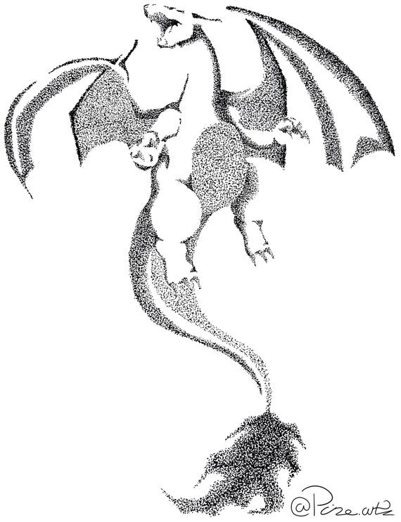 Charizard Flying Drawing