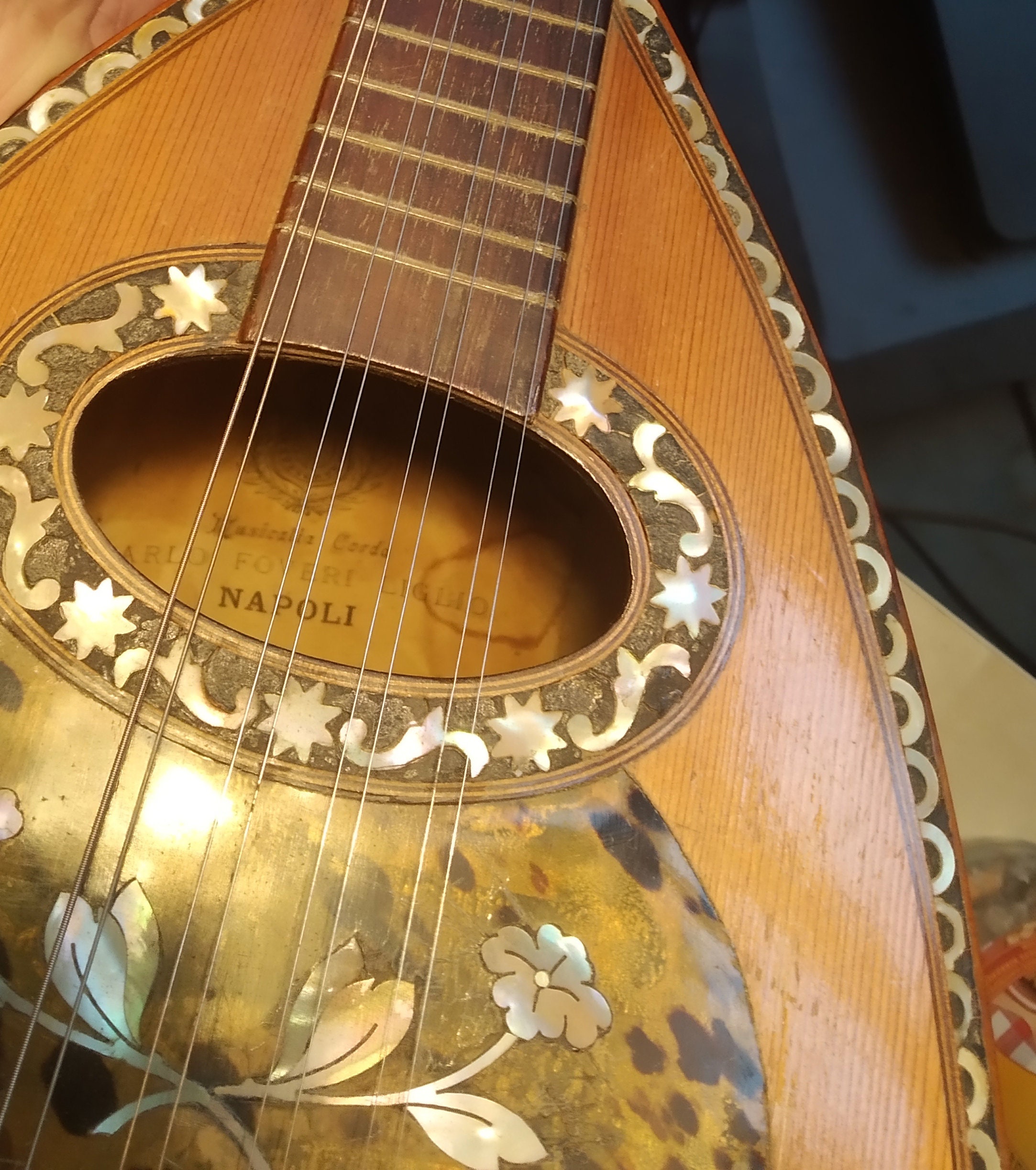 Carlo Foveri Liglio Napolitan mandolin in perfect condition rosewood ...