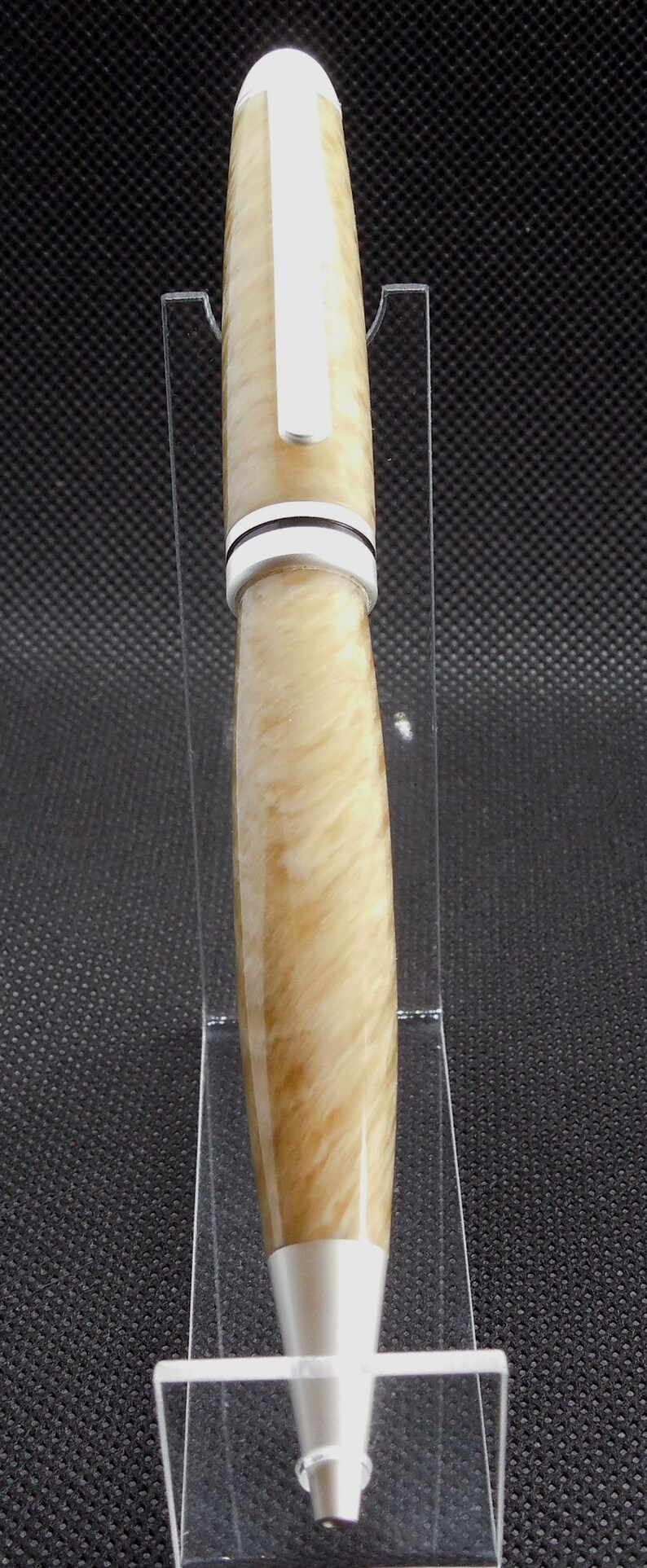 European Style Twist Pen in Satin & "tropical Sands" Poly Resin - Etsy