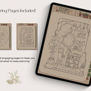 Undated Digital Planner, Plants Succulents, iPad Planner Goodnotes ...