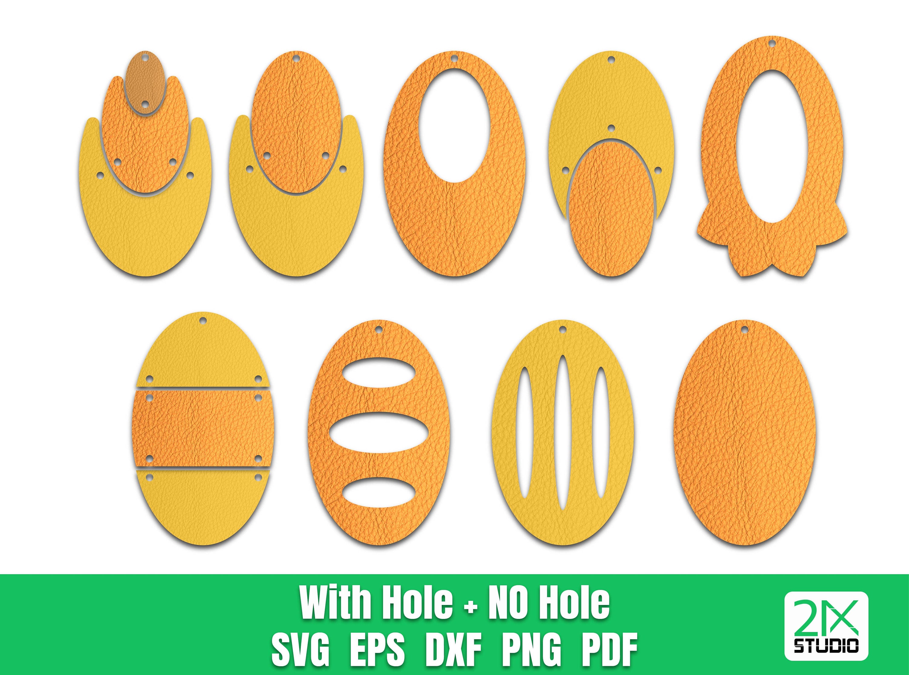 Circle Earring SVG Earring Template Moon Earring Laser Cut - Etsy