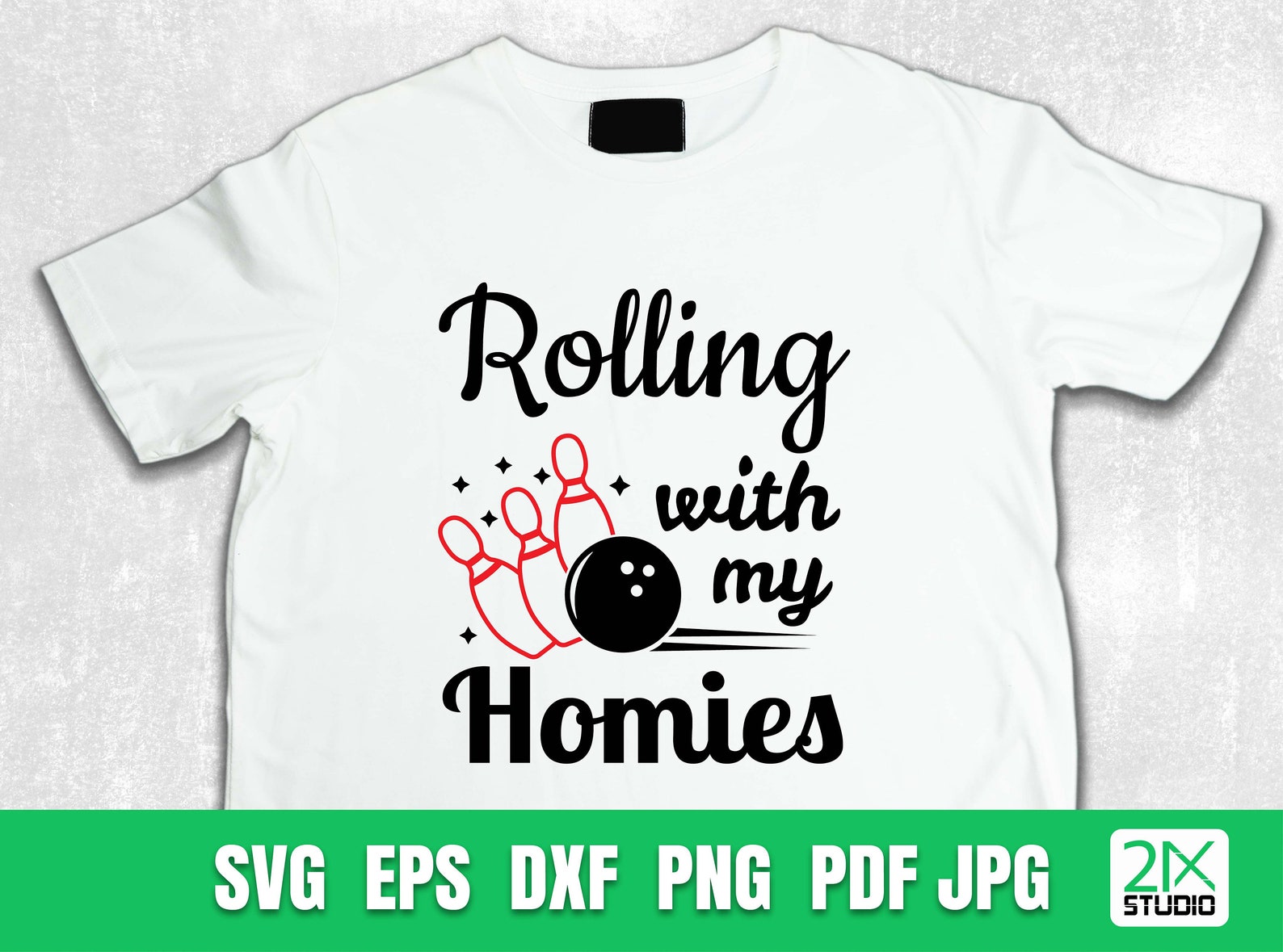 Rolling With My Homies SVG Bowling Lovers Svg Funny Sayings - Etsy