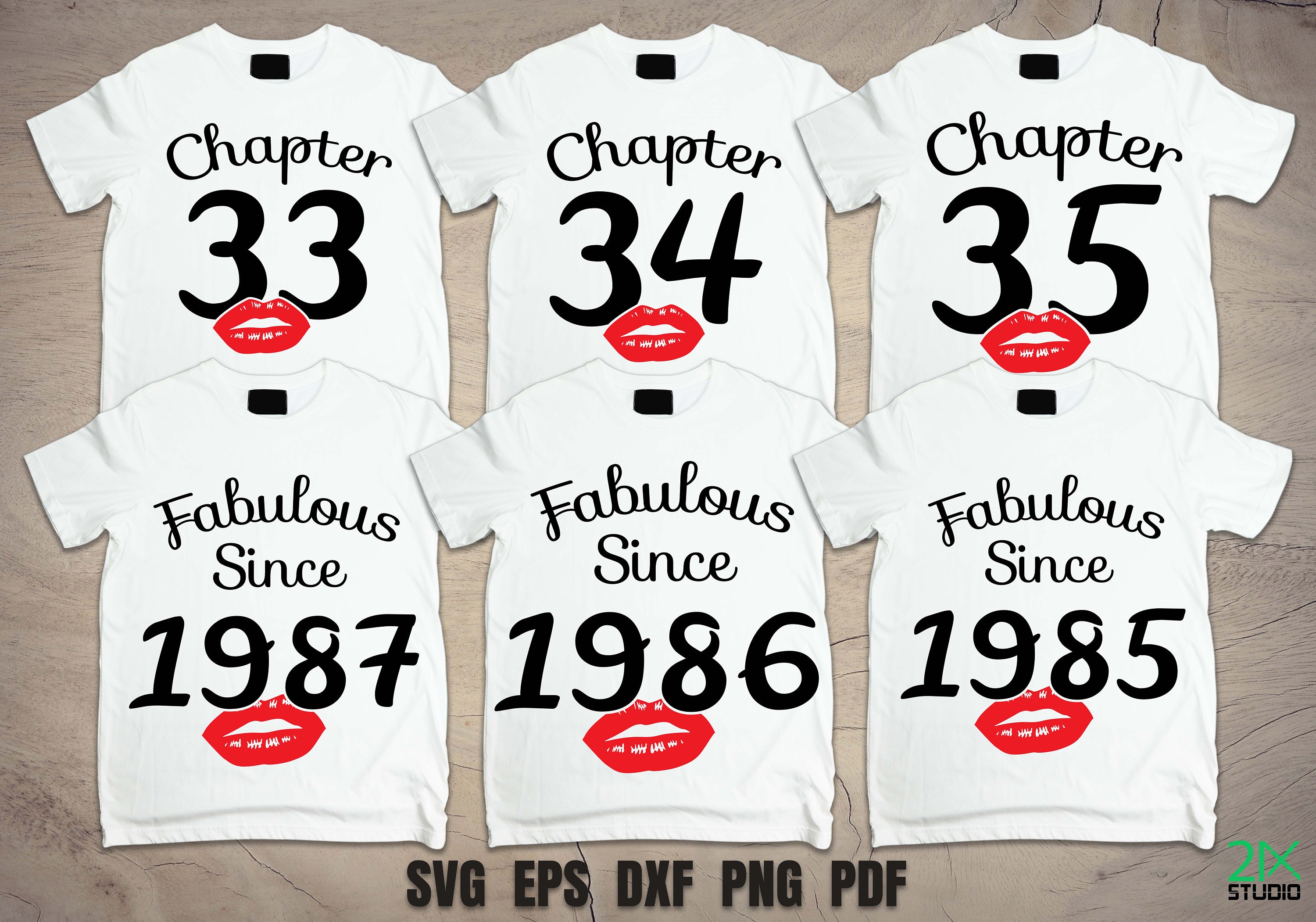 Chapter 30.31.32.33.34.35.36.37.38.39 SVG Fabulous Since - Etsy