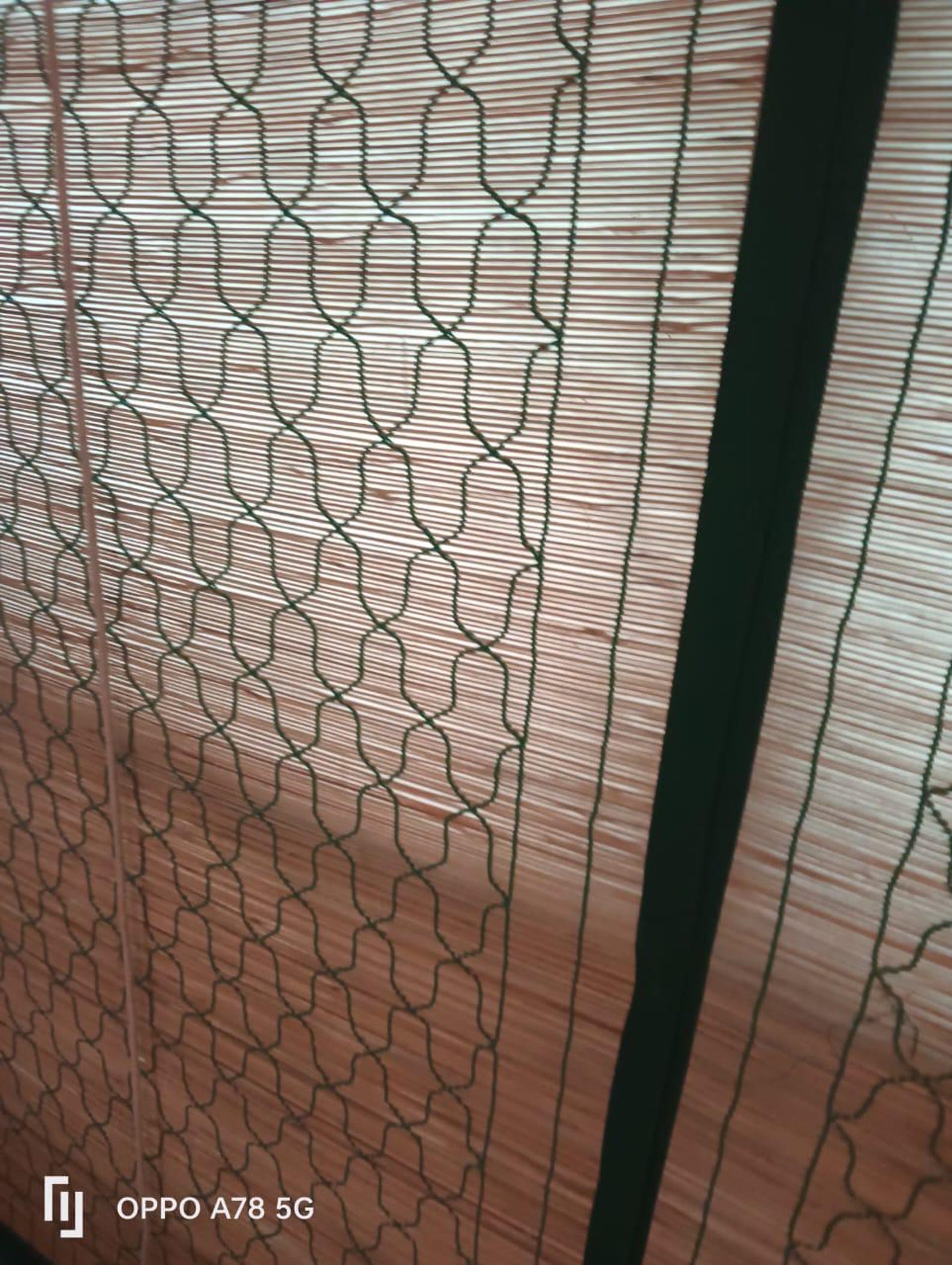 Bamboo Chik Shades Gilas Cross Thread Design Chik Handmade Bamboo ...